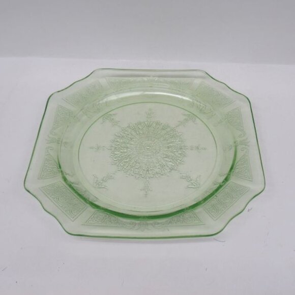 Depression Glass | Dining | Hocking Depression Glass Green Princess 8 4 ...